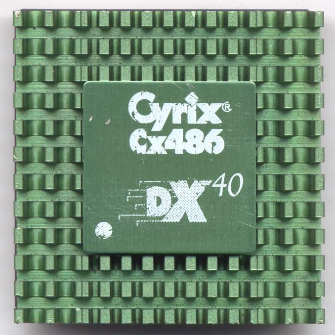 Cyrix Cx486DX-40 w/ Cooler, newer Logo | IT History Society