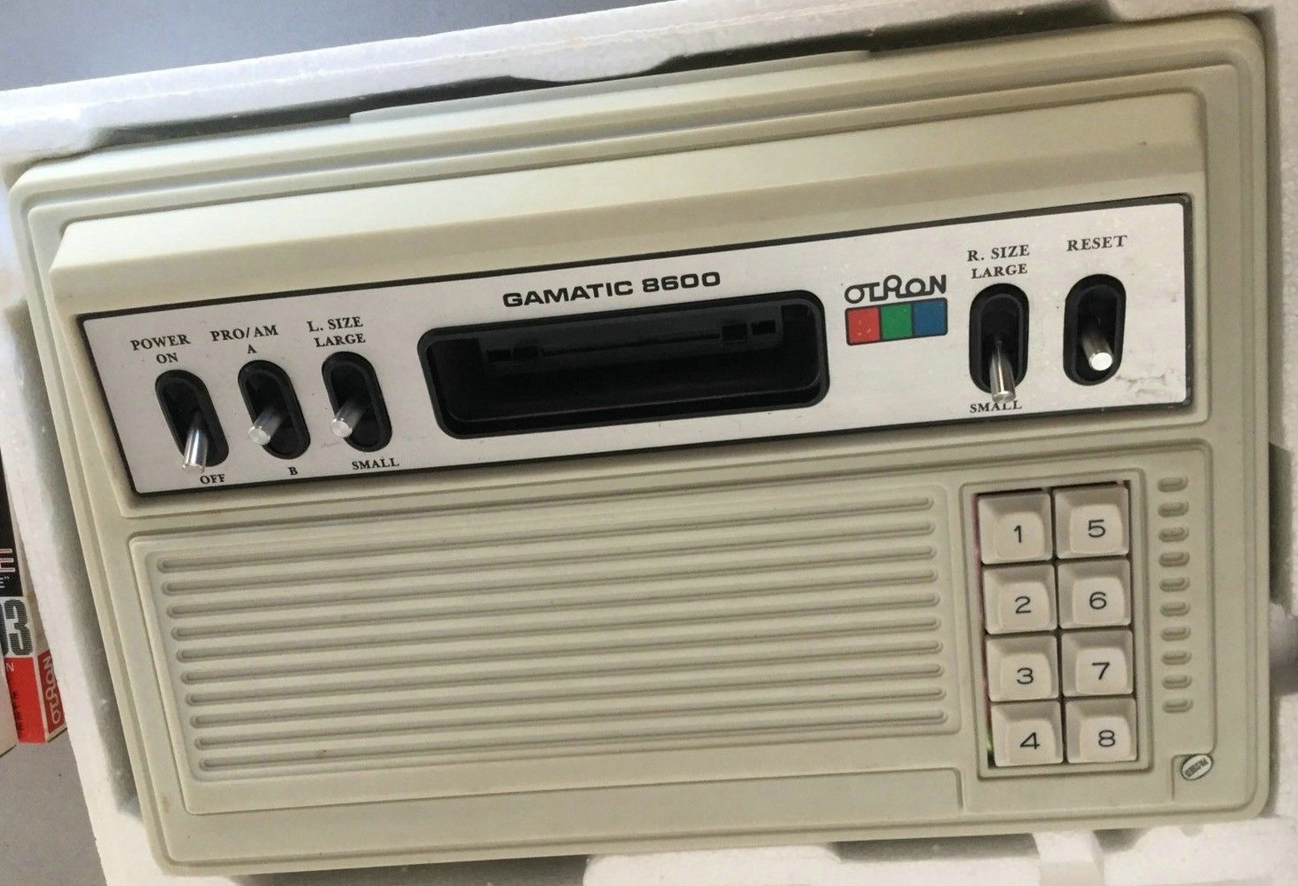 Otron Gamatic 8600 | IT History Society